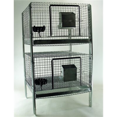 Ensemble de 2 cages 24" X 24"