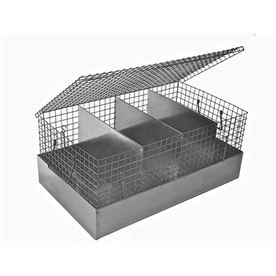 Rabbit Transport Cage (4 sections) - 28" x 16" x 12"