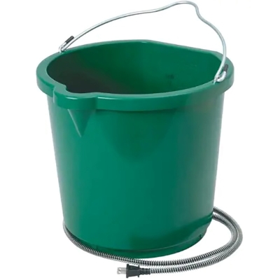 5 gallon heated bucket with flat back