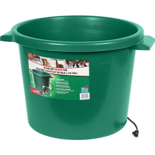 16 gallons heated bucket