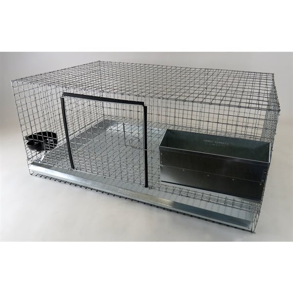Cages with wire mesh sides